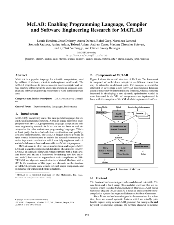 (PDF) McLAB