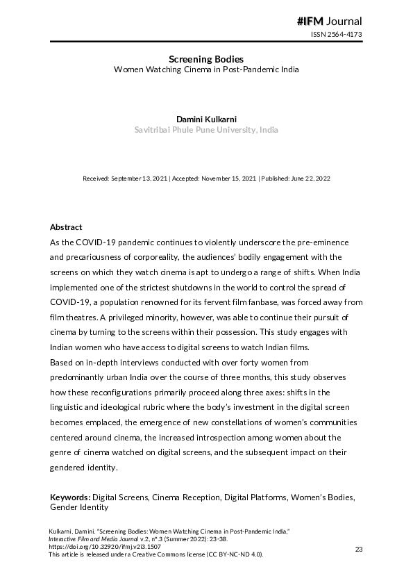 (PDF) Screening Bodies