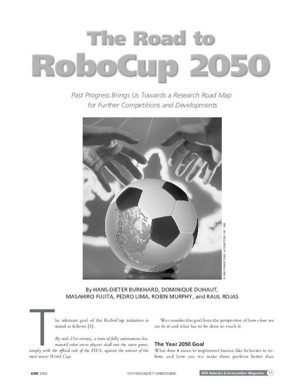 (PDF) The road to RoboCup 2050