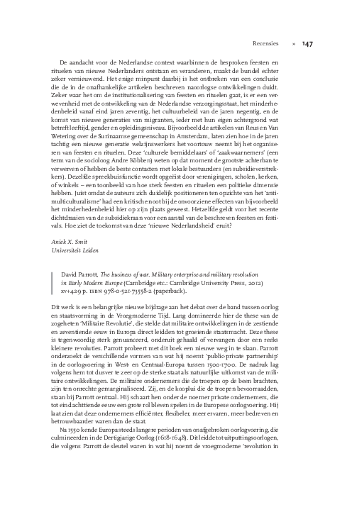 (PDF) David Parrott, The business of war. Military enterprise and ...