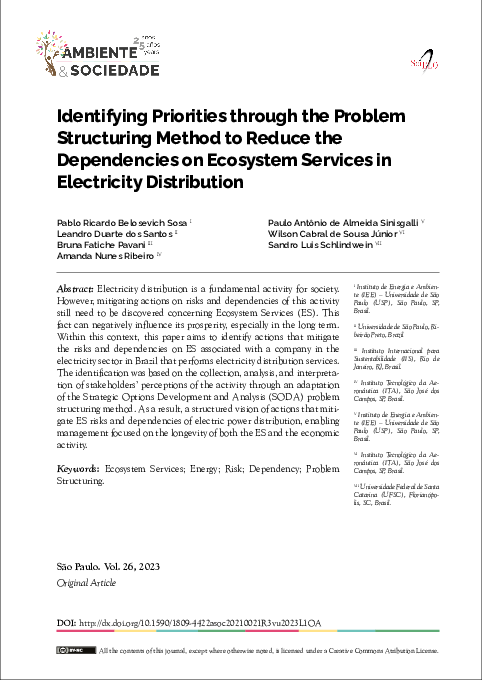 Pdf Identifying Priorities Through The Problem Structuring Method To Reduce The Dependencies