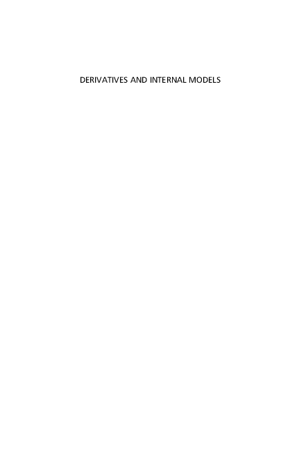 (PDF) Derivatives and Internal Models | Hans-Peter Deutsch - Academia.edu