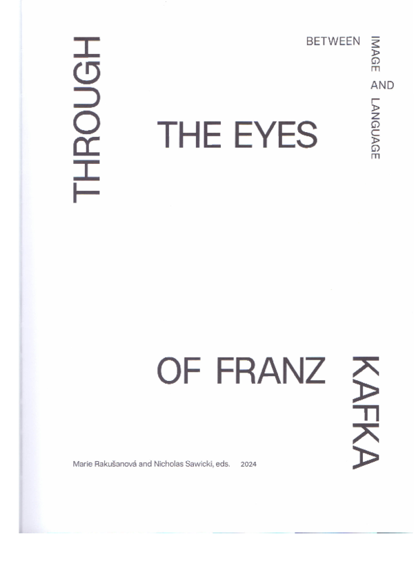 (PDF) Franz Kafka: The Languages and images of (Prague’s) public space