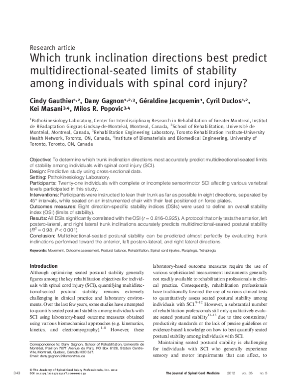 (PDF) Which trunk inclination directions best predict multidirectional ...
