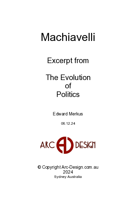 (PDF) Machiavelli