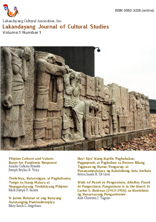 (PDF) Teolohiya, Katarungan, at Pagkabansa: Tungo sa Isang Malaya at ...