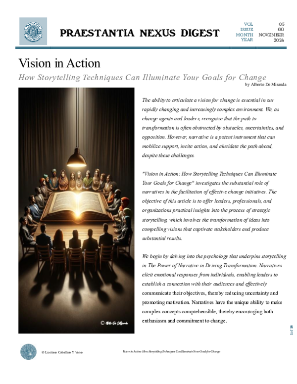 (PDF) Vision in Action How Storytelling Techniques Can Illuminate Your ...