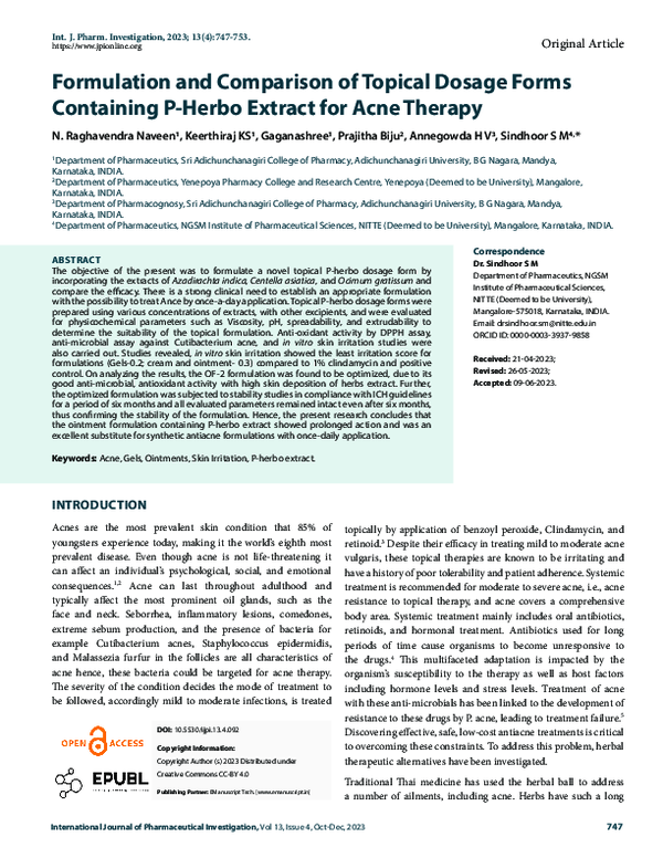 (PDF) Formulation and Comparison of Topical Dosage Forms Containing P ...