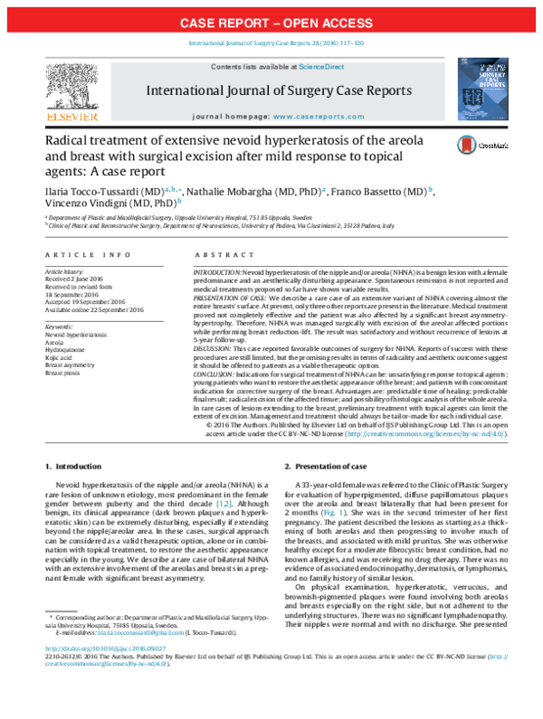 (PDF) Radical treatment of extensive nevoid hyperkeratosis of the ...