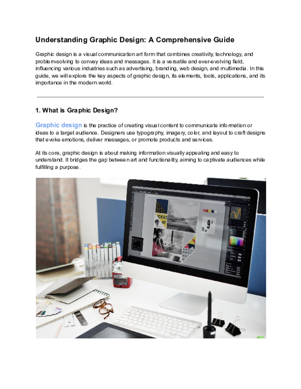 (PDF) Understanding Graphic Design: A Comprehensive Guide