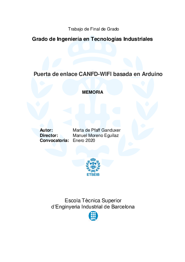 (PDF) Puerta de enlace CANFD-WIFI basada en Arduino