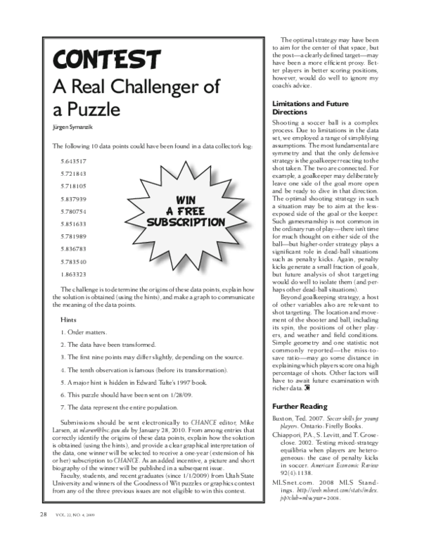(PDF) A Real Challenger of a Puzzle