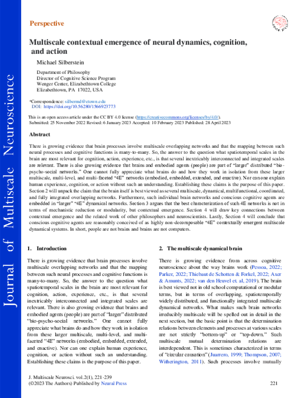(PDF) Journal of Multiscale Neuroscience