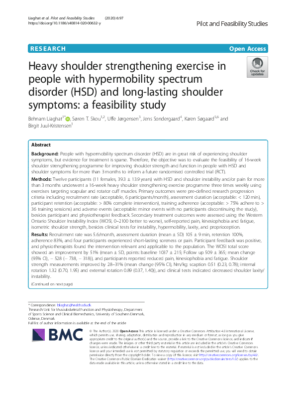 (PDF) Heavy shoulder strengthening exercise in people with ...