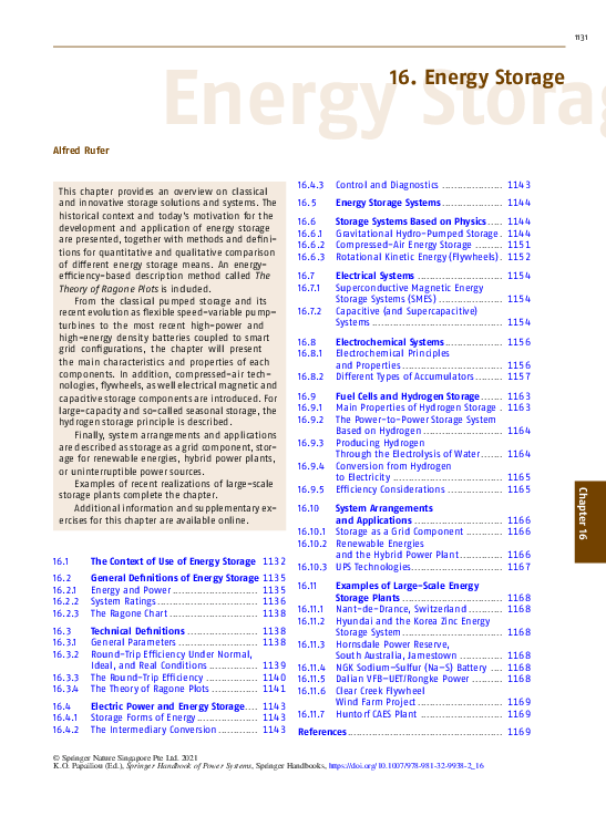 (PDF) Energy Storage