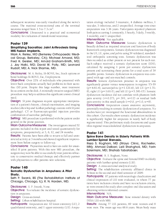 (PDF) Poster 139: Simplifying Sacroiliac Joint Arthrodesis Using MIS ...