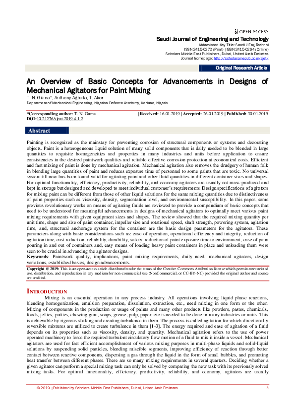 (PDF) An Overview of Basic Concepts for Advancements in Designs of ...