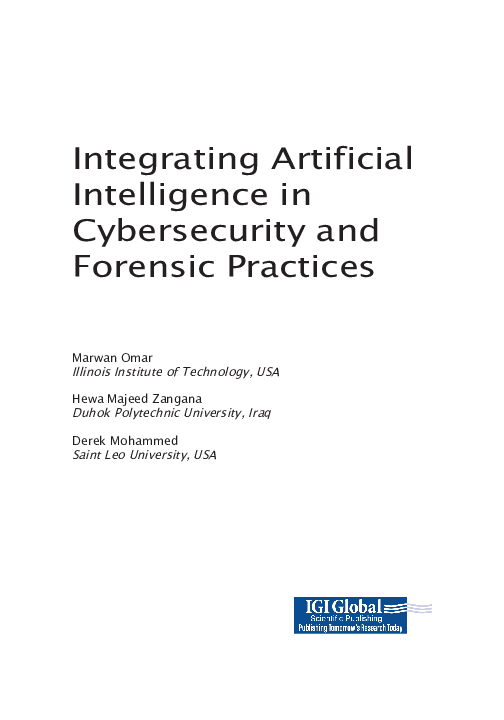 (PDF) Integrating Artificial Intelligence in Cybersecurity and Forensic Practices