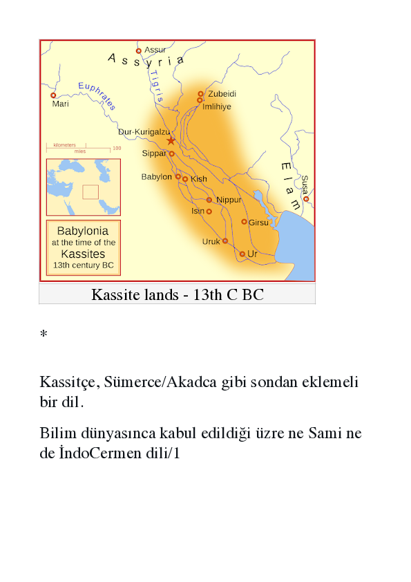 (PDF) Kassite King Names and their possible Turkic etymologies