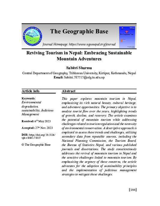 (PDF) The Geographic Base