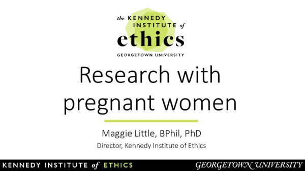 (PDF) Research with Pregnant Women