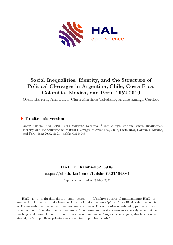 (PDF) 15. Social Inequalities, Identity, and the Structure of Political ...