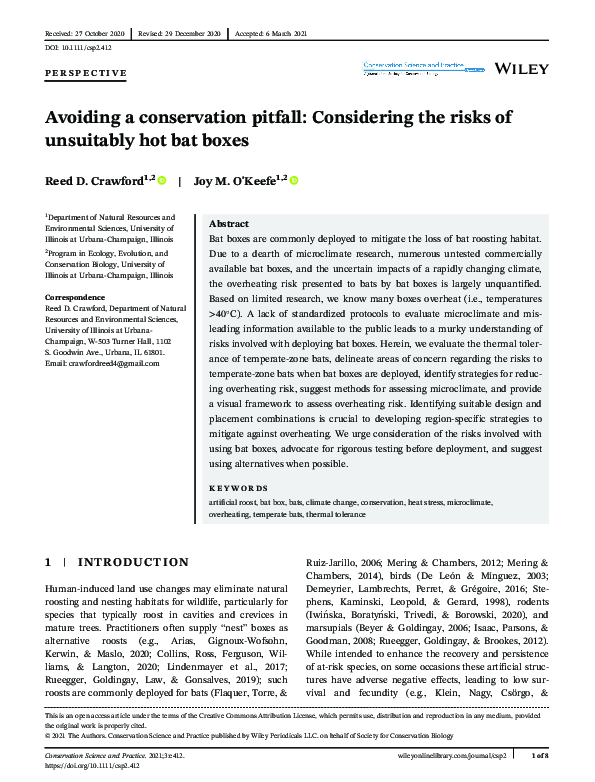 (PDF) Avoiding a conservation pitfall: Considering the risks of ...