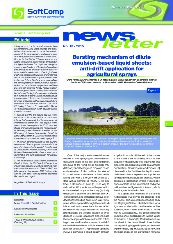 (PDF) Bursting mechanism of dilute emulsion-based liquid sheets: anti ...