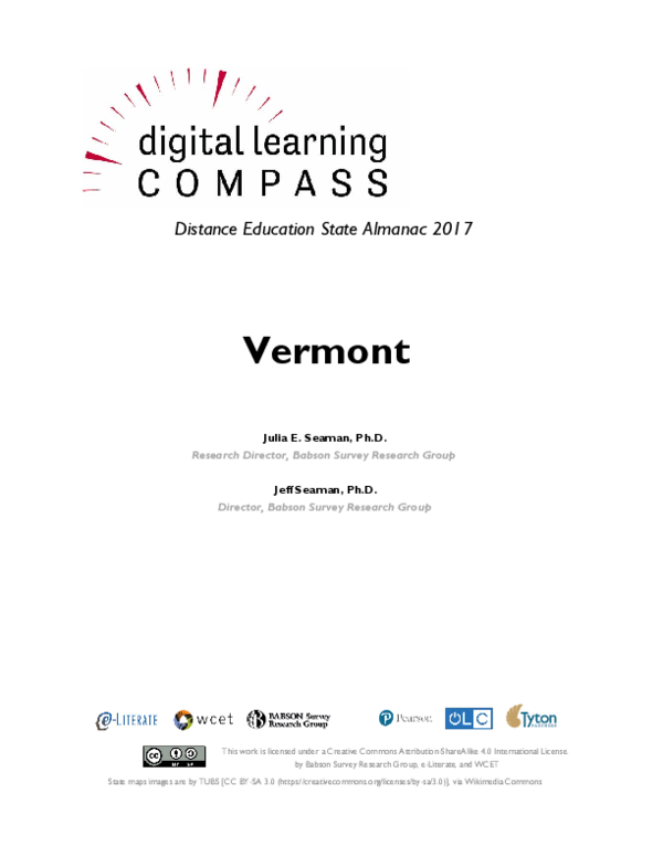 (PDF) Digital Learning Compass: Distance Education State Almanac 2017 ...