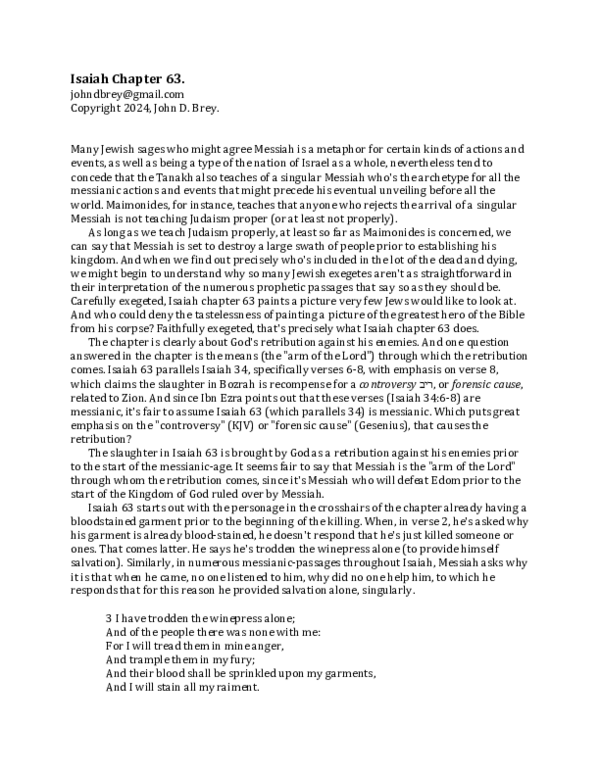 (PDF) Isaiah Chapter 63.