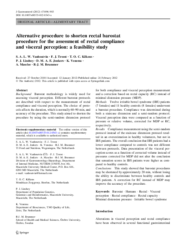 (PDF) Alternative procedure to shorten rectal barostat procedure for ...