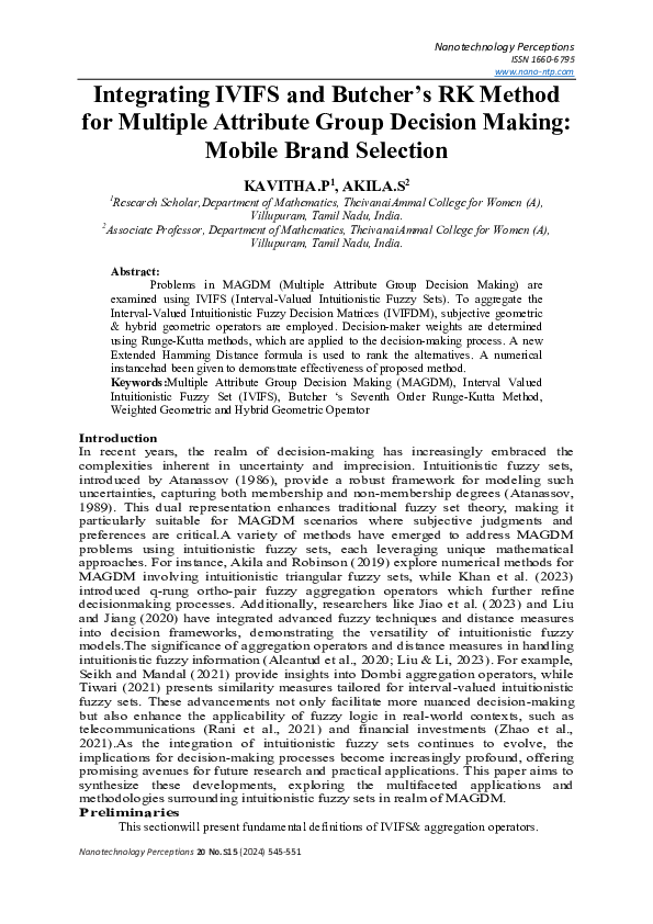 (PDF) Nanotechnology Perceptions
