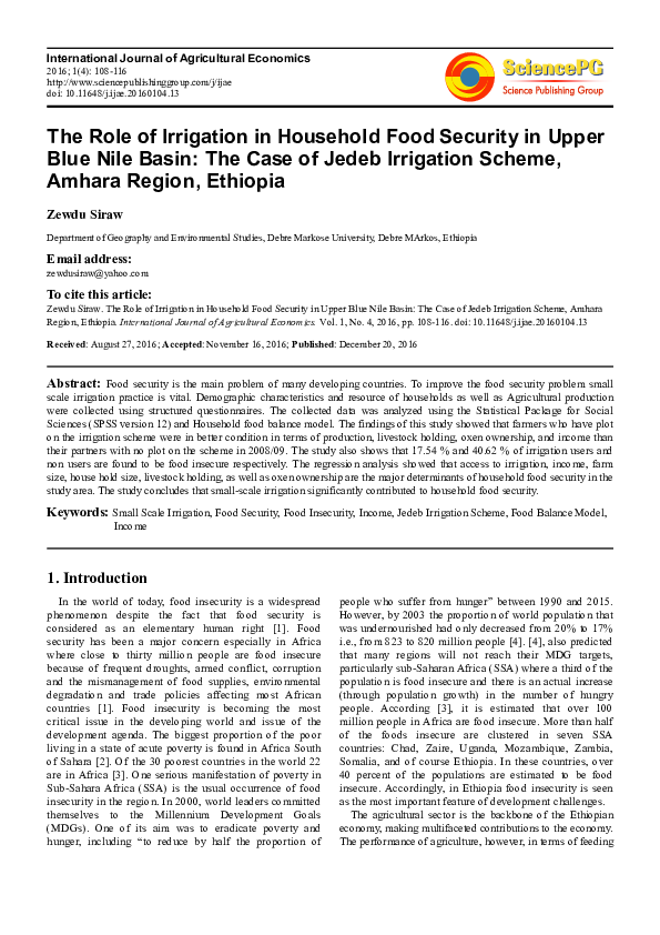 (PDF) Evaluating and enhancing irrigation water management in the upper ...