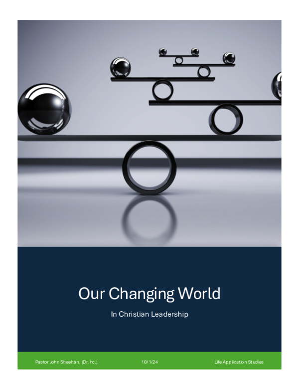 (PDF) Our Changing World In Christian Leadership