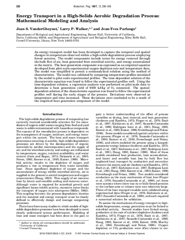 (PDF) Energy Transport in a High-Solids Aerobic Degradation Process ...