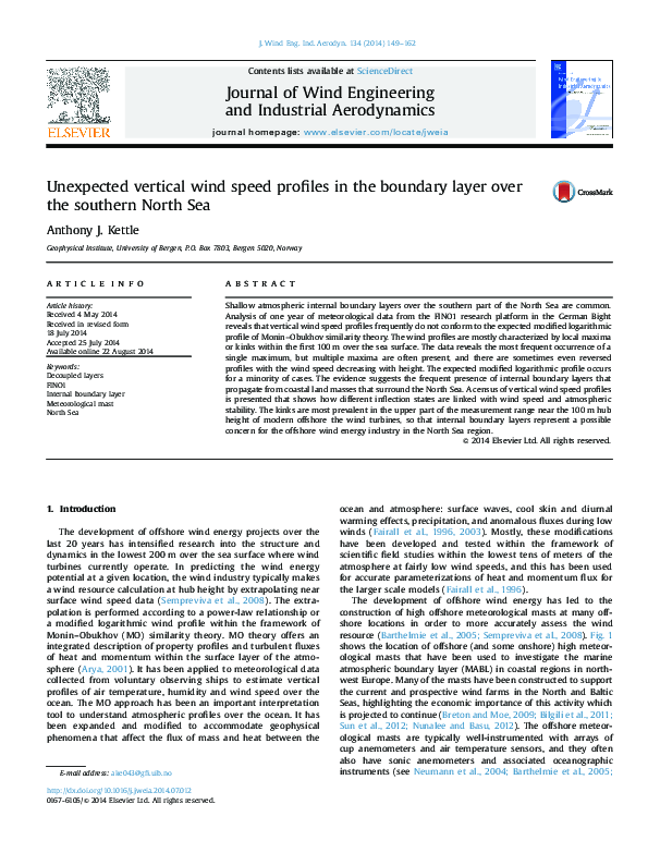 (PDF) Unexpected vertical wind speed profiles in the boundary layer ...