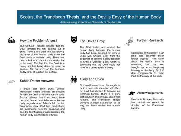 (PDF) Scotus, the Franciscan Thesis, and the Devil's Envy of the Human Body
