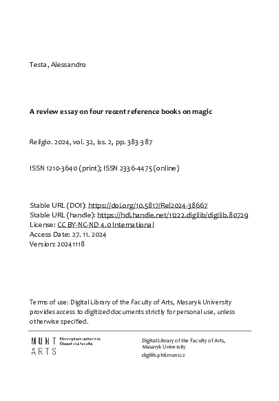 (PDF) [review essay - full text] A Review Essay on Four Recent ...