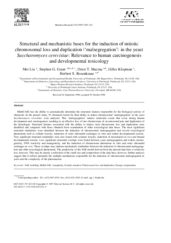 (PDF) Structural and mechanistic bases for the induction of mitotic ...