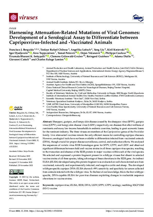 (PDF) Harnessing Attenuation-Related Mutations of Viral Genomes ...
