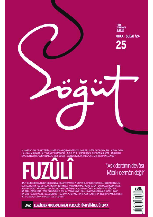 (PDF) Aşk Çağının Tanığı: Fuzûlî