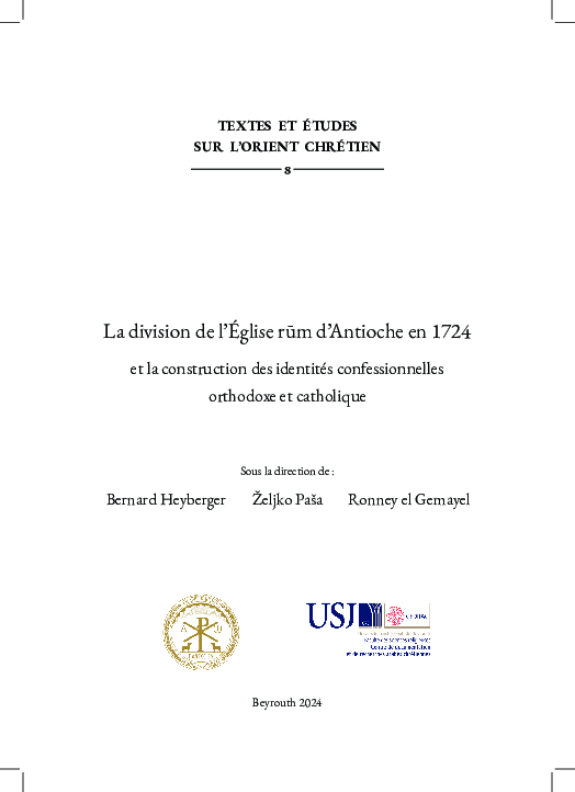 (PDF) Aurélien Girard, « Une Église aux mains des moines ? Chouérites ...