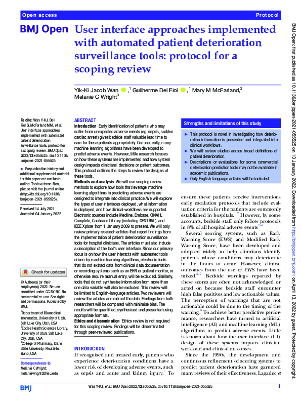 (PDF) User interface approaches implemented with automated patient ...