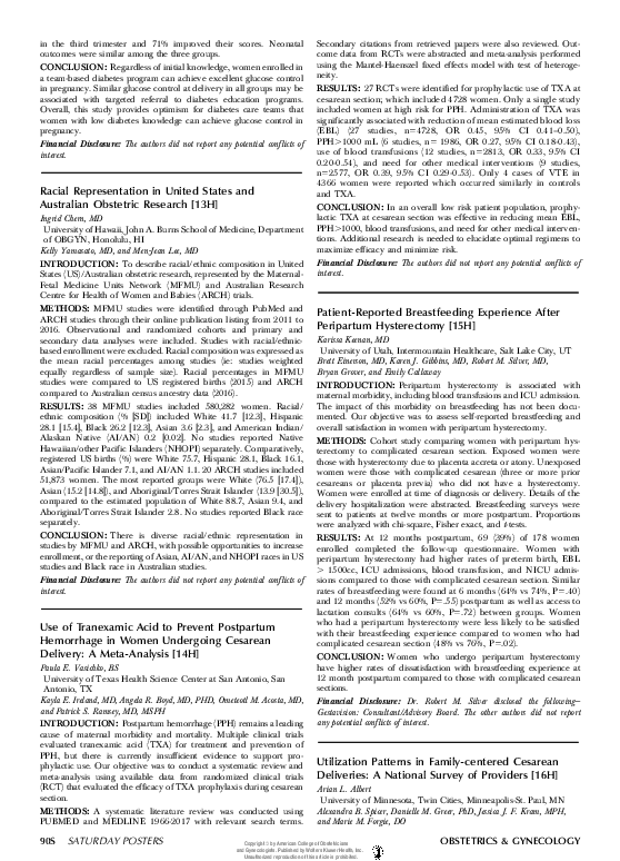 (PDF) Patient-Reported Breastfeeding Experience After Peripartum ...