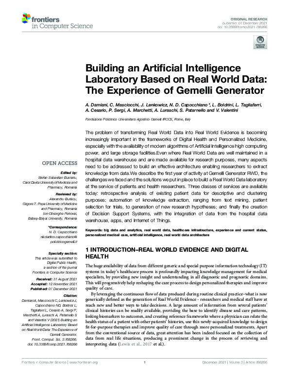 (PDF) Building an Artificial Intelligence Laboratory Based on Real ...