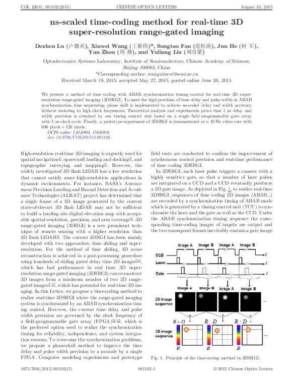 (PDF) ns-scaled time-coding method for real-time 3D super-resolution ...