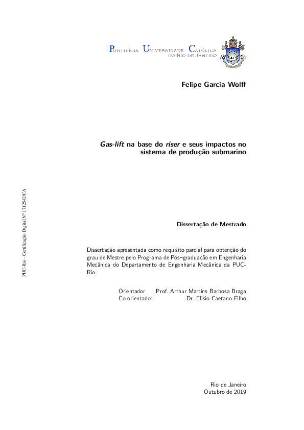(PDF) Gas-Lift Na Base Do Riser e Seus Impactos No Sistema De Produção ...
