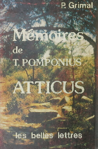 (PDF) Pierre Grimal, Mémoires de Pomponius Atticus [1976]