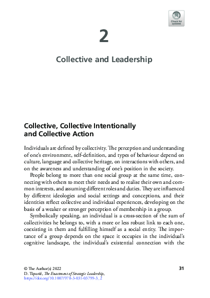 (PDF) Collective and Leadership