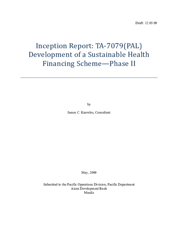 (PDF) Palau Inception Report